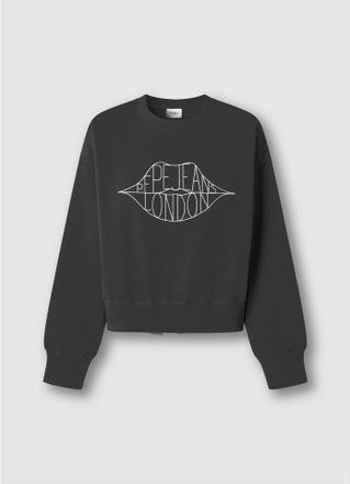 Pepe Jeans London Sweatshirt BERNIS mit Rundhals, bestickt