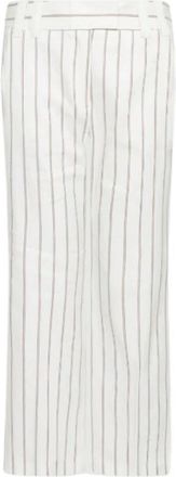 Marella Femme, Pantalons, Blanc, Taille: 36 FR Straight Pantalons