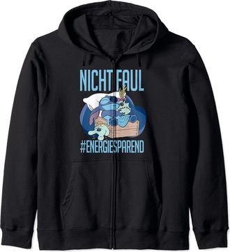 Disney Lilo & Stitch Nicht Faul Energiesparend Kapuzenjacke