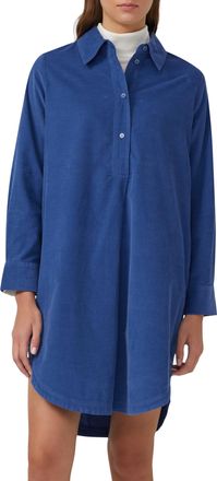 s.Oliver Feincord-Kleid im Relaxed Fit mit Eingrifftaschen