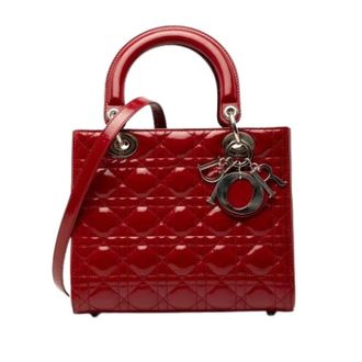 Dior Pre-owned Lady Dior Handtasche - - Pre-owned - Damen - Rot - ONE SIZE