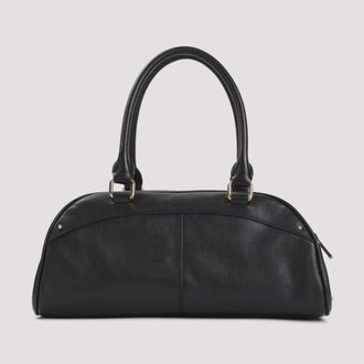 Chlo&eacute; Hobo Bags - Structured Black Calf Leather Shoulder Bag - Gr. unisize - in Schwarz - f&uuml;r Damen