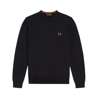 Fred Perry Herren, Strickwaren, Blau, MGr&ouml;&szlig;e
