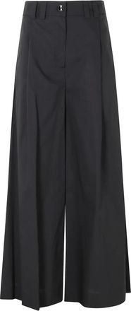 SOLOTRE Femme, Pantalons, Noir, Taille: 36 FR Wide Pantalons