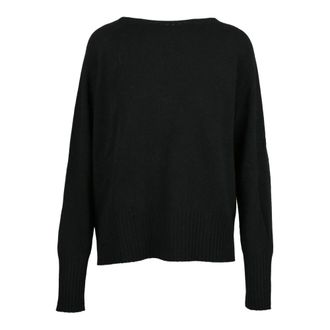 Marella Femme, Pulls, Noir, Taille: 42 FR Pull en maille &agrave; col rond
