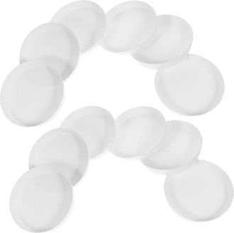 Heallily 200 Stück Pappbecher-Deckel: 7,5 cm Einweg-Papierabdeckungen für Glaswaren - tragbare Kaffeetassenabdeckung für Partys/Hochzeit/Heimküche