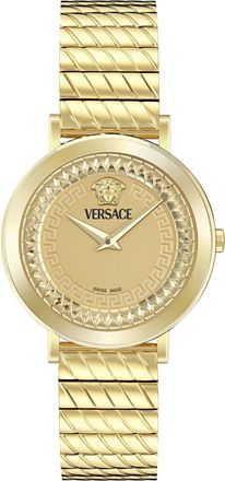 Versace Uhr - Quarz-Analoguhr Versace Delphinus - Gr. unisize - in Gelb - f&uuml;r Damen