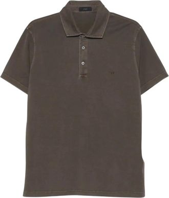 Fay Homme, Tops, Brun, Taille: S Polo Jersey