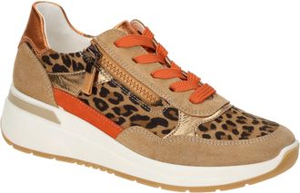 Ara Damen Garda Sneaker, Biscuit,Natur,Whisky,Poppy,Jaffa, 38 EU Weit