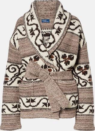 Polo Ralph Lauren Cardigan en jacquard de laine mélangée