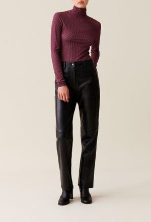 Claudie Pierlot Eng anliegender Rollkragentop