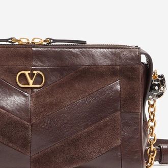 Valentino Garavani Panthea Shoulder Bag - Brown