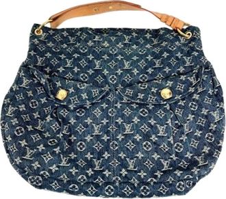 Louis Vuitton Pre-owned Sac bandouli&egrave;re Monogram Denim - Femme - Pre-owned - Bleu - Taille: ONE Size