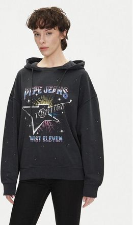 Pepe Jeans London Sweatshirt Lilian PL581469 Schwarz Loose Fit