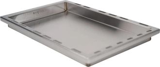 Santos einsetzbare Grillpfanne/Einsatzpfanne - Edelstahl Plancha - 37,7x42,8x4cm - f&uuml;r verschiedene Gasgrills geeignet - Bratkartoffeln,Reibekuchen,Schnitzel