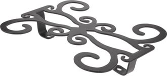 NUOBESTY Weinglashalter aus Schwarzem Schmiedeeisen Aufh&auml;ngung unter Regal Platzsparend f&uuml;r K&uuml;che Bar Restaurant Praktisches und Langlebiges Design Ablaufeffek