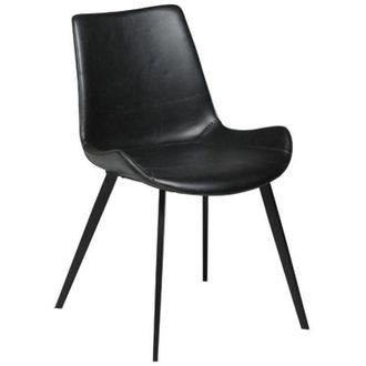ebuy24 Hype Dan-Form Esszimmerstuhl PU-Kunstleder schwarz