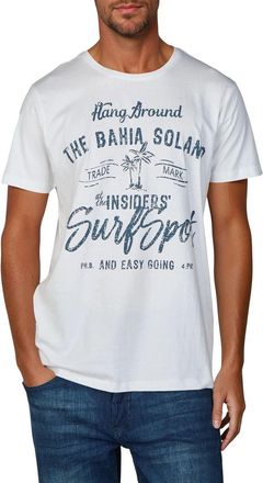 Riverso Tshirt Herren Baumwolle Regular Fit RIVLeon Rundhals Kurzarm Sommer Tee Shirt Print, Gr&ouml;&szlig;e:XXL, Farbe:Wei&szlig; (OJD)