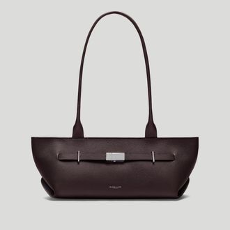 DeMellier The New York Shoulder Grain fin bordeaux DeMellier