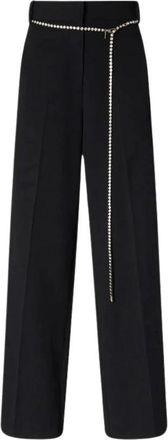 Pinko Pinko, Femme, Pantalons, Noir, Taille: 36 FR Pantalon Large Cedro