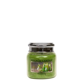 Village Candle Kleines Glas mit Metalldeckel, 107 ml