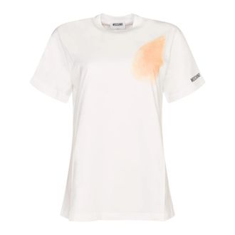 Moschino Cotton Jersey T-Shirt - - Tops - Damen - Wei&szlig; - S