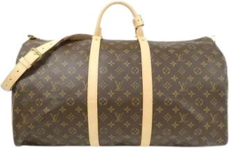 Louis Vuitton unisex, Pre-owned, Brun, Taille: ONE Size Keepall Bandouliere Monogram Boston Bag Pre-owned