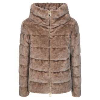 Herno Cappa Piumino Light Melange Min - Femme - Vestes - Brun - Taille: 38 FR