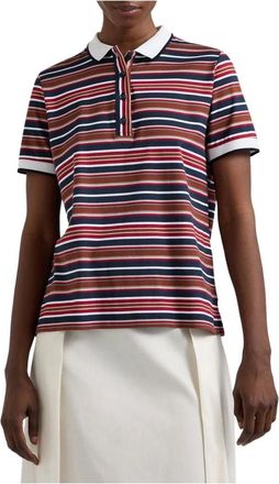 Harmont & Blaine Femme, Tops, Multicolore, Taille: 42 FR Polo avec Bordure Ray&eacute;e
