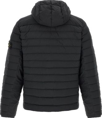 Stone Island Quilted Technical Down Jacket - Black