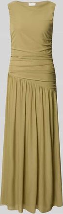 Neo Noir Abendkleid mit Raffungen Modell Cludine