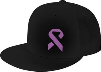 Generic Ruban Violet De Sensibilisation Au Cancer du Pancr&eacute;as Unisexe Chapeaux Pare-Soleil Protection Solaire Casquette De Baseball Respirant Snapback Chapeau