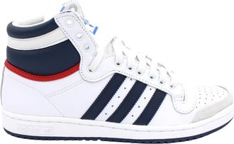 adidas Hohe Ledersneakers Gummisohle - - Sport - Damen - Wei&szlig; - 36 2/3 EU
