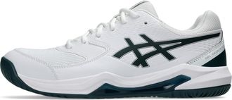 Asics Herren Gel-Dedicate 8 Clay Sneaker, Weiss S&auml;chsisches Gr&uuml;n, 41.5 EU