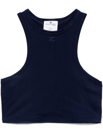 Courrèges brassière de sport Scuba - Bleu