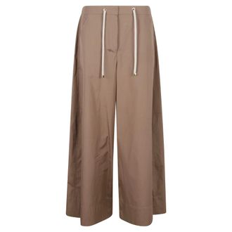 Max Mara Femme, Pantalons, Brun, Taille: 40 FR S Pantalons