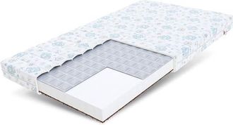 FDM Miki Kindermatratze 90x190 cm Kaltschaummatratze Höhe 9 cm Härtegrad H2 H3 Kokoseinlage Buchweizen Öko-Tex Allergikergeeignet Matratzenbezug Dumbo