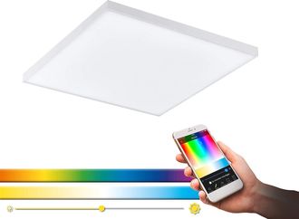 Eglo Eglo 32345 LED-Panel Deckenleuchte Crosslink TURCONA-C weiss L:29.5cm B:29.5cm H:6cm dimmbar 2700-6500K mit Connect Funktion