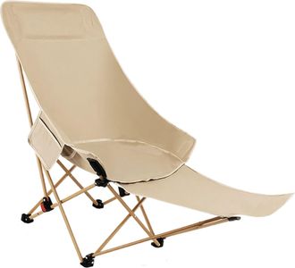 Generico Campingstuhl, klappbar, Terrassenstuhl, h&ouml;henverstellbar, ergonomisch, leicht, f&uuml;r Strand, Rasen, Pool, Balkon