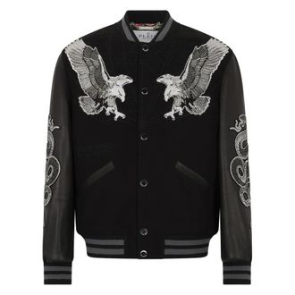 Philipp Plein Herren, Jacken, Schwarzk, 2XLGr&ouml;&szlig;e