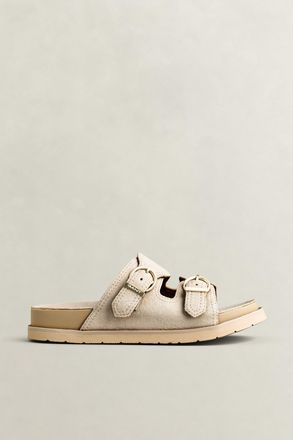 GANT Damen Mardale Veloursleder Sandale (37) SAND