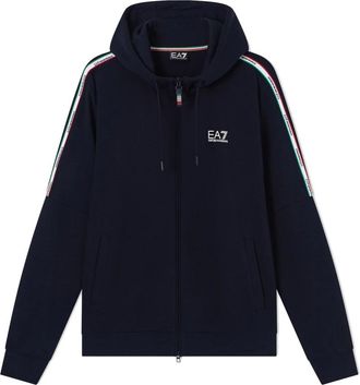 Emporio Armani Emporio Armani Ea7, Homme, Sweatshirts et sweats &agrave; capuche, Bleu, Taille: 2XL SweaT-shirt &agrave; capuche Logo Series