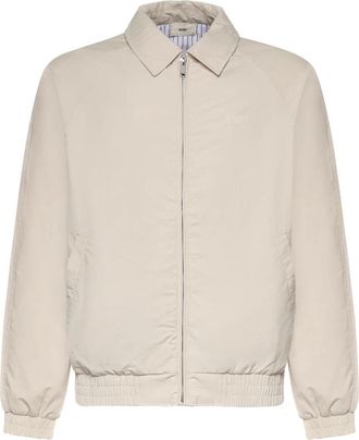 Autry Homme, Vestes, Beige, Taille: M Blouson bomber &eacute;lastiqu&eacute; zipp&eacute;