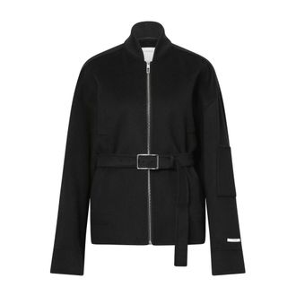 Sportmax Femme, Sweatshirts et sweats &agrave; capuche, Noir, Taille: 38 FR Zip-throughs