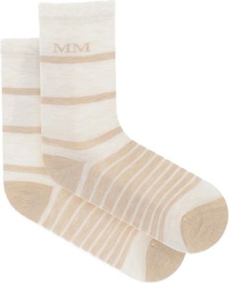 Max Mara Femme, Sous-v&ecirc;tements, Beige, Taille: S/M Gersa Socks