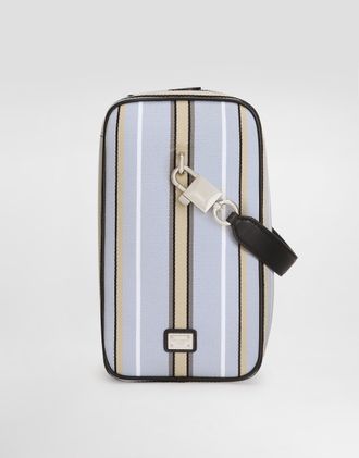 Dolce & Gabbana Lock Jacquard Fabric Handbag - Mann Shopper Multicolor Onesize