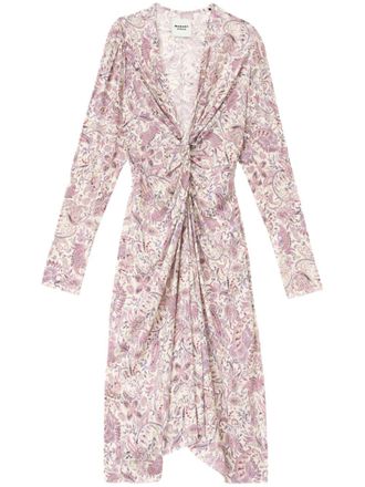 Isabel Marant robe Zeliha à coupe mi-longue - Blanc