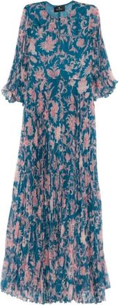 Etro Femme, Robes, Bleu, Taille: 40 FR Maxi Dress