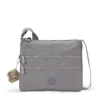 Kipling ALVAR Mittelgroße Umhängetasche, Inviting Grey (Grau)