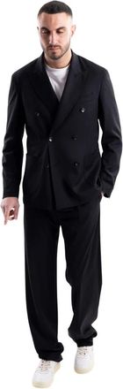 The Editor Homme, Costumes, Noir, Taille: XL Giacca blazer sartoriale